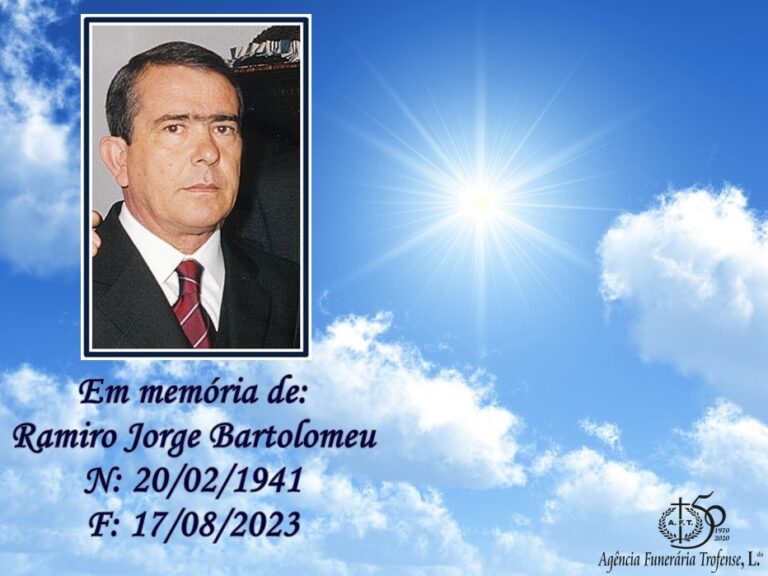 Falecimento de Ramiro Jorge Bartolomeu - O Notícias da Trofa