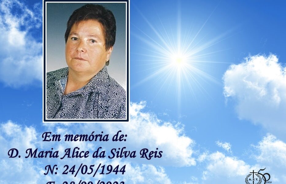 Falecimento de Maria Alice da Silva Reis - O Notícias da Trofa