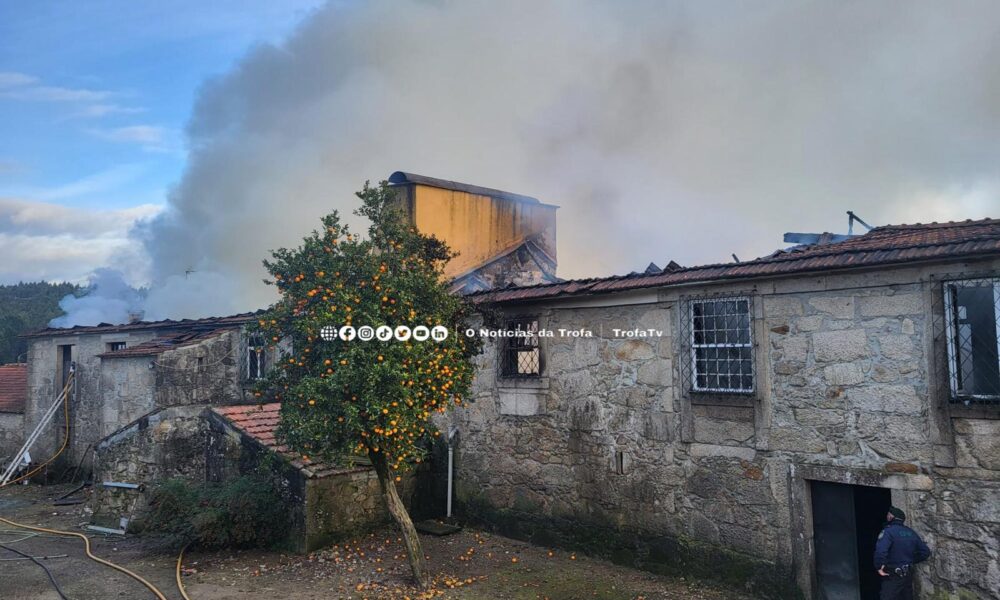 Incêndio destrói habitação no Muro - O Notícias da Trofa